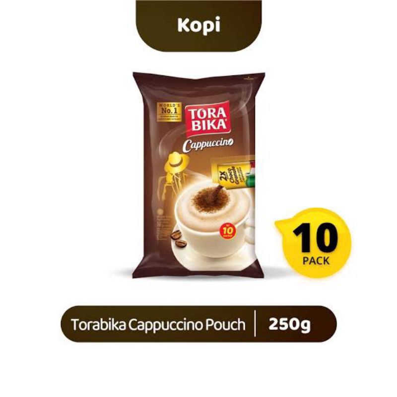 Jual TORABIKA CAPPUCINNO ISI 10 SACHET 250g | Shopee Indonesia