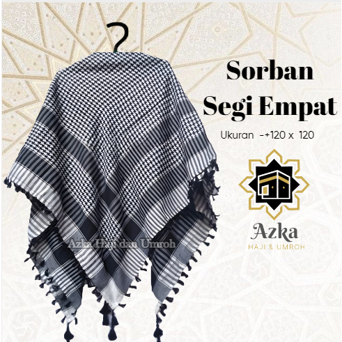 Jual SORBAN MODEL SEGI EMPAT SYAL SHEMAGH TERBARU | Shopee Indonesia