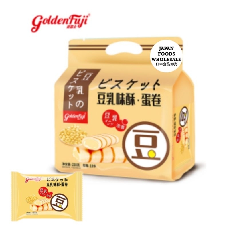 Jual Golden Fuji Soybean Milk Flavor / cemilan impor / biskuit / crepes ...