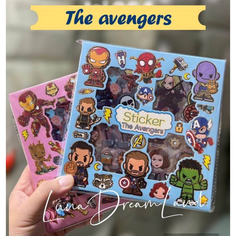 Jual Sticker SUPERHERO isi 100 Lembar / Stiker avangers / Stiker ...