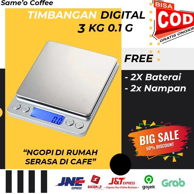 Jual Harga murah TIMBANGAN IGITAL APUR PERHIASAN KPI BUAH EMAS 3 KG 1 g ...