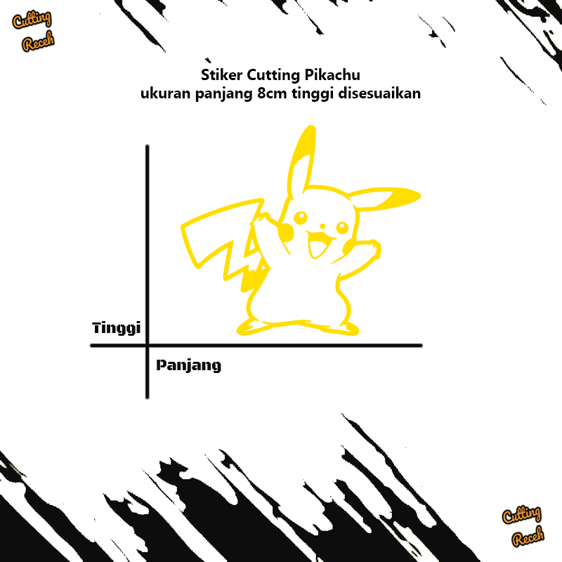 Jual Stiker Pikachu / Stiker Terlaris / Stiker Motor / Stiker Mobil ...
