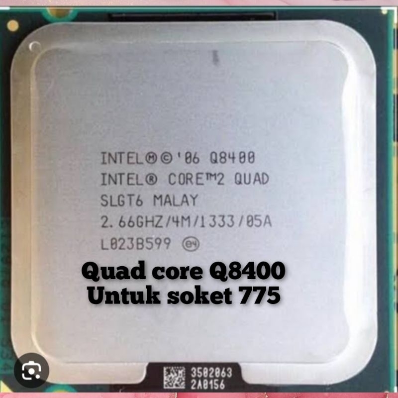 Jual PROCESSOR INTEL QUAD CORE Q8400 PROCESSOR INTEL CORE 2 QUAD Q8400 ...