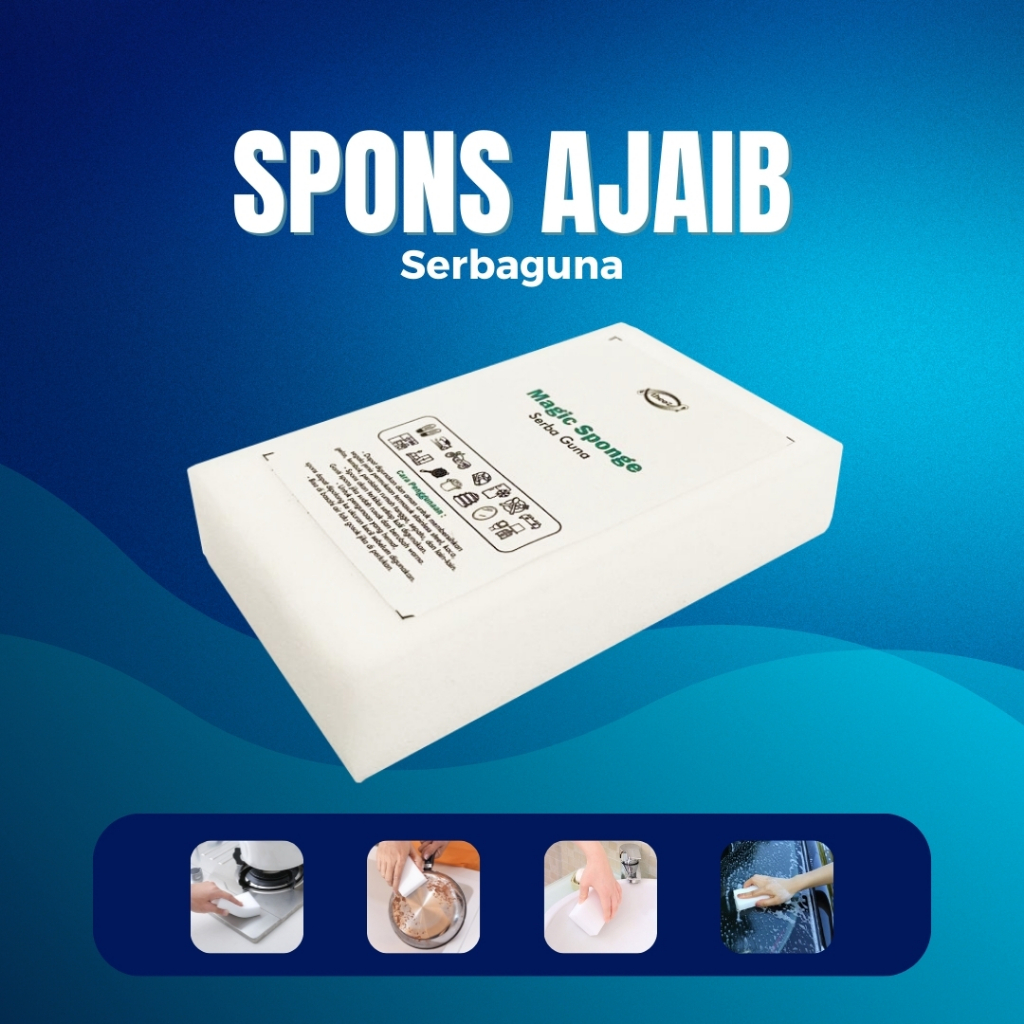 Jual Spons Ajaib Serba Guna Busa Melamin Pembersih | Shopee Indonesia