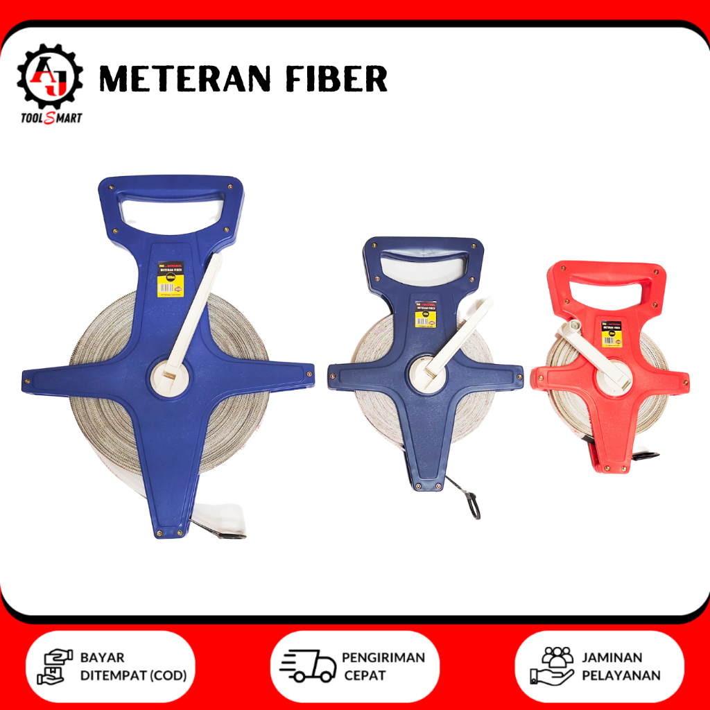 Jual Meteran Fiber CPT National 50M Meteran Tancap Meteran Tanah ...