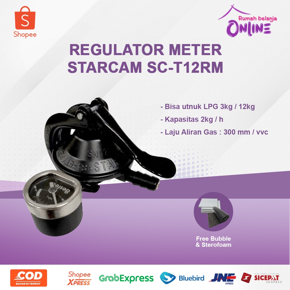 Jual REGULATOR METER STARCAM SC-T12RM REGULATOR 2 PENGAMAN REGULATOR ...