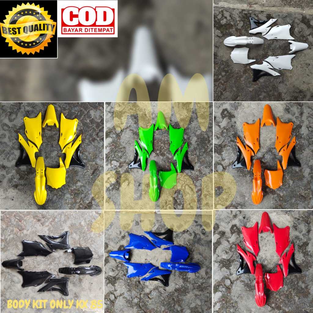 Jual BODY KIT ONLY KX 85 BODY SET ONLY FULLSET TANPA JOK TANGKI KX 85 ...