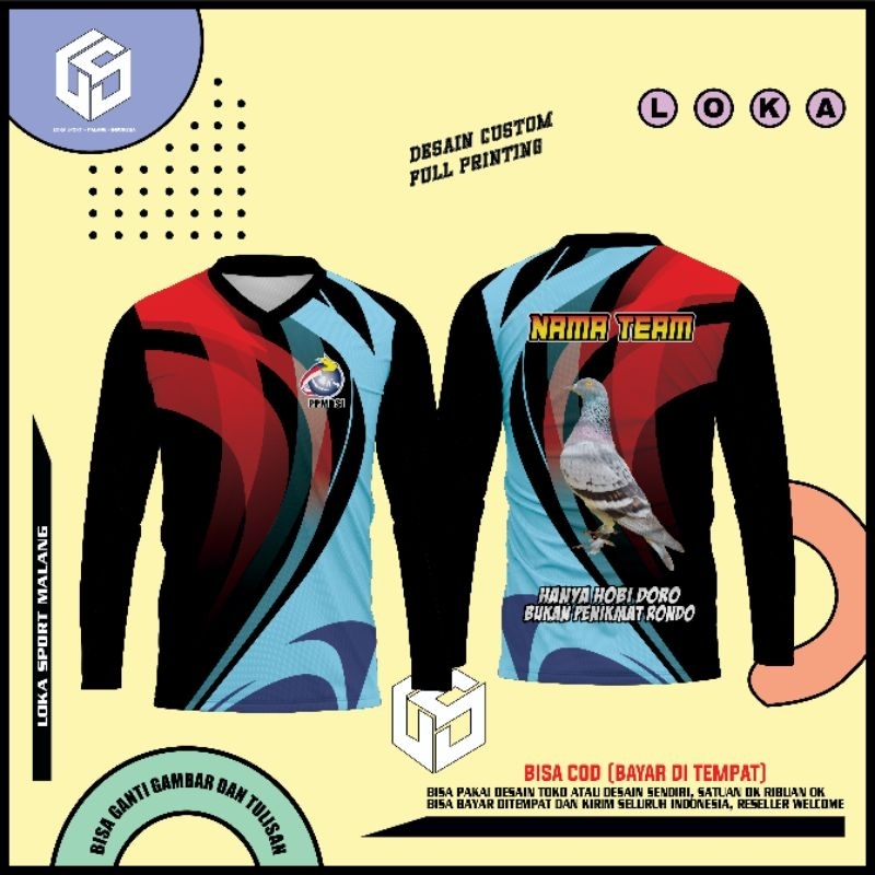 Jual JERSEY MERPATI GRATIS PRINTING | Shopee Indonesia