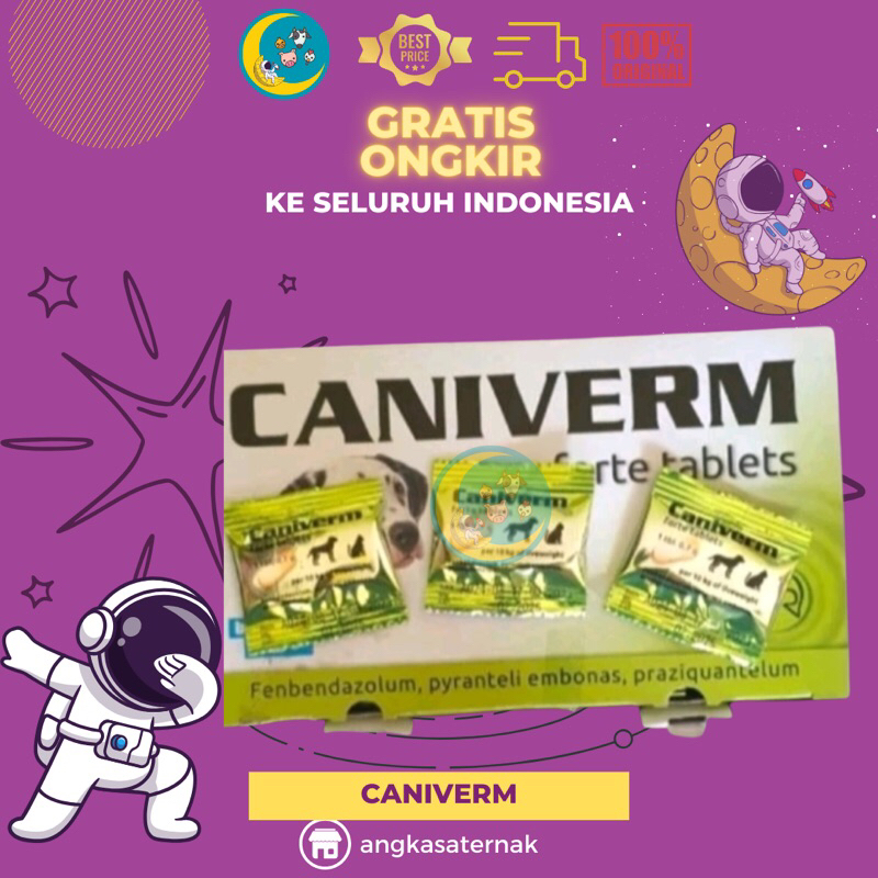 Jual Caniverm untuk Cat dan Dog - Obat Cacing Untuk Hewan Kesayangan ...