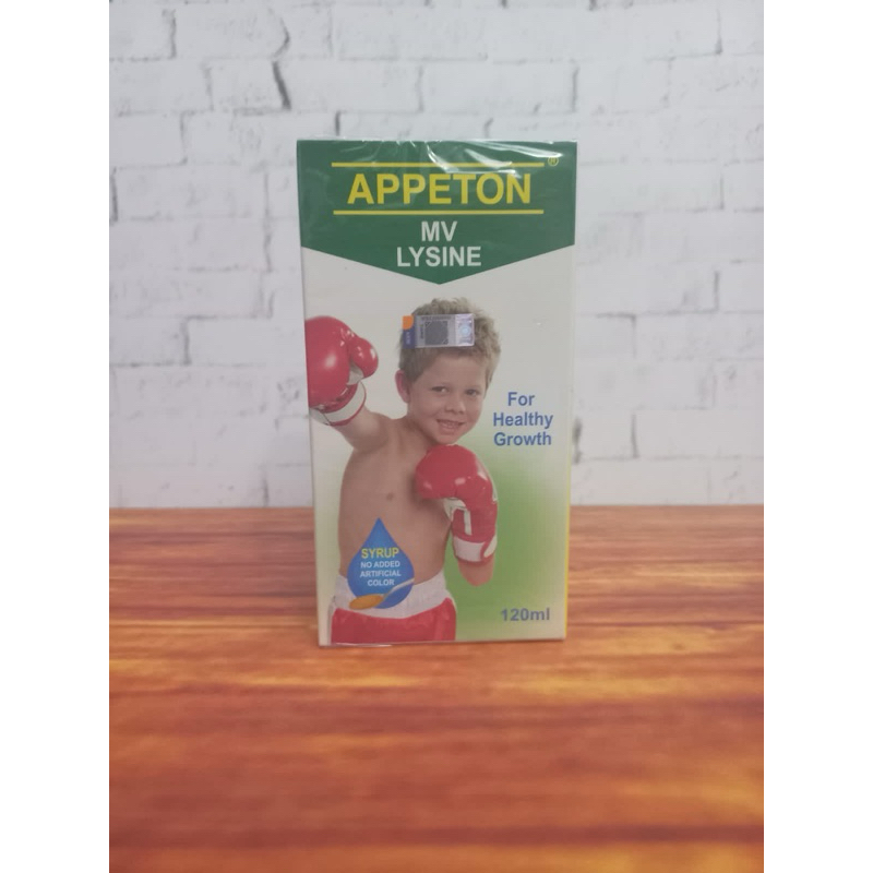 Jual Appeton Lysine MV Syrup 120ml | Shopee Indonesia