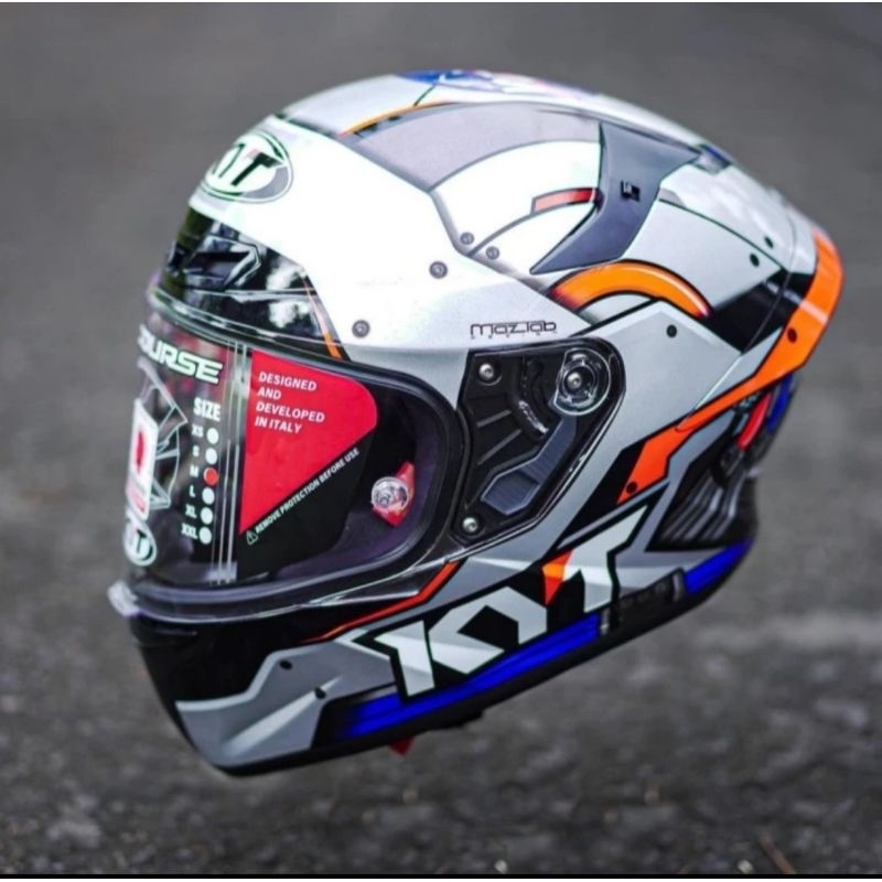 Jual HELM FULL FACE KYT TTC TT-COURSE MOTIF RATTHAPARK SPACE MONKEY | Shopee Indonesia