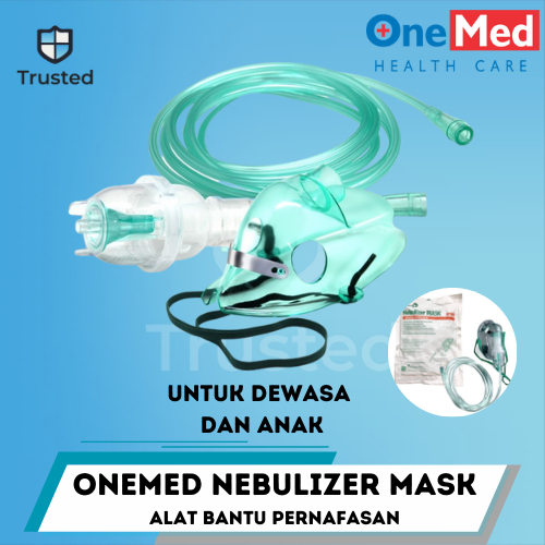 Jual Masker Nebulizer Onemed Alat Bantu Pernafasan Nebulizer Mask ...