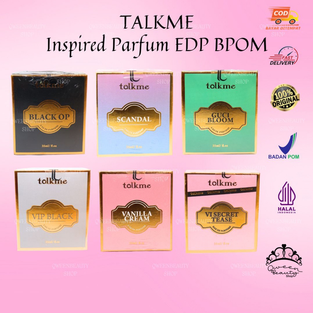 Jual [ 30ml & 35ml ] Talkme Inspired Parfum EDP BPOM / Parfum Pria ...