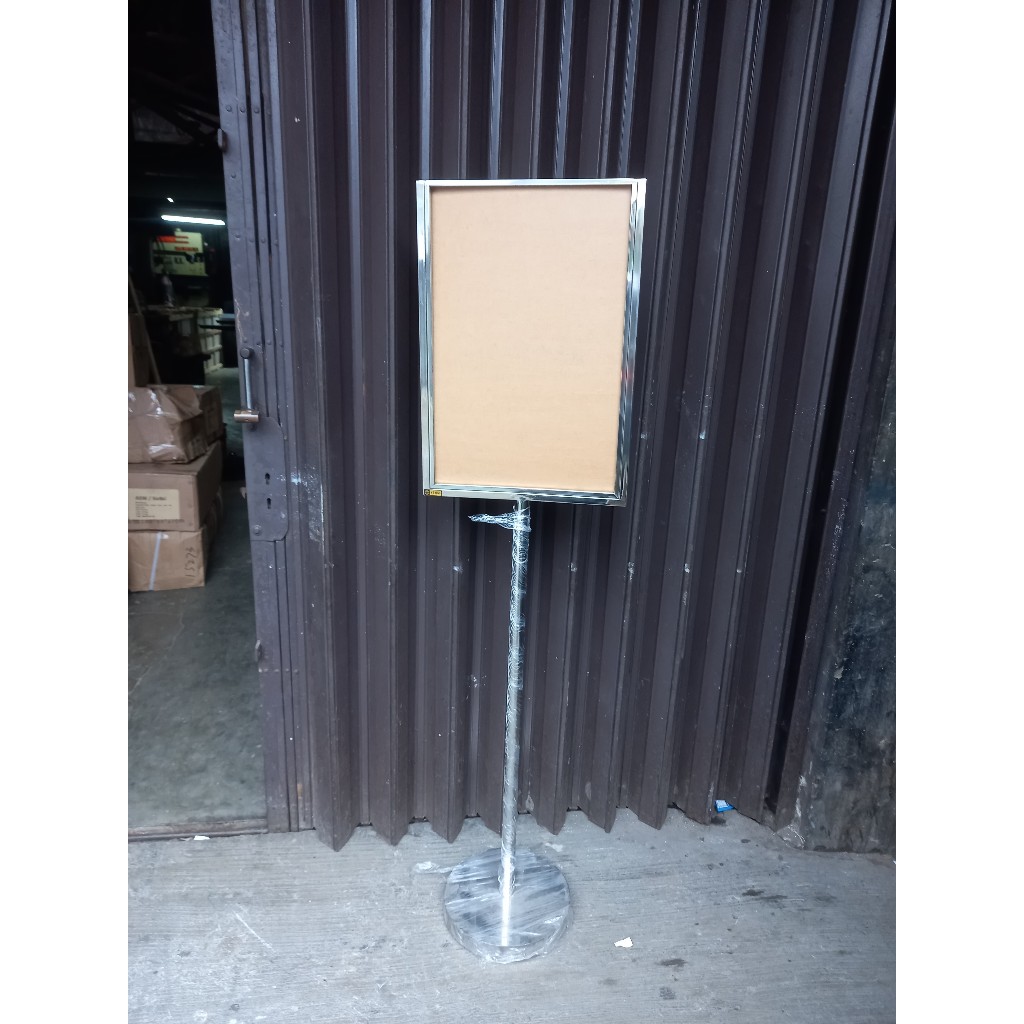 Jual ign Stand Stainless Signage Standing Sign Frame display A2 ...