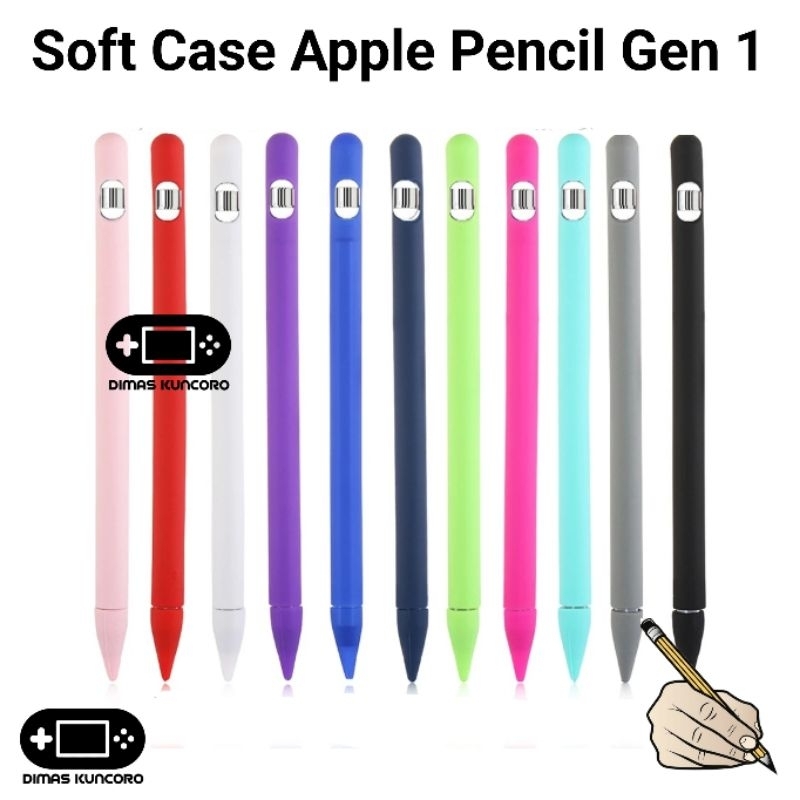 Jual Soft Case Apple Pencil Gen 1 silicone silikon stylus cover ...