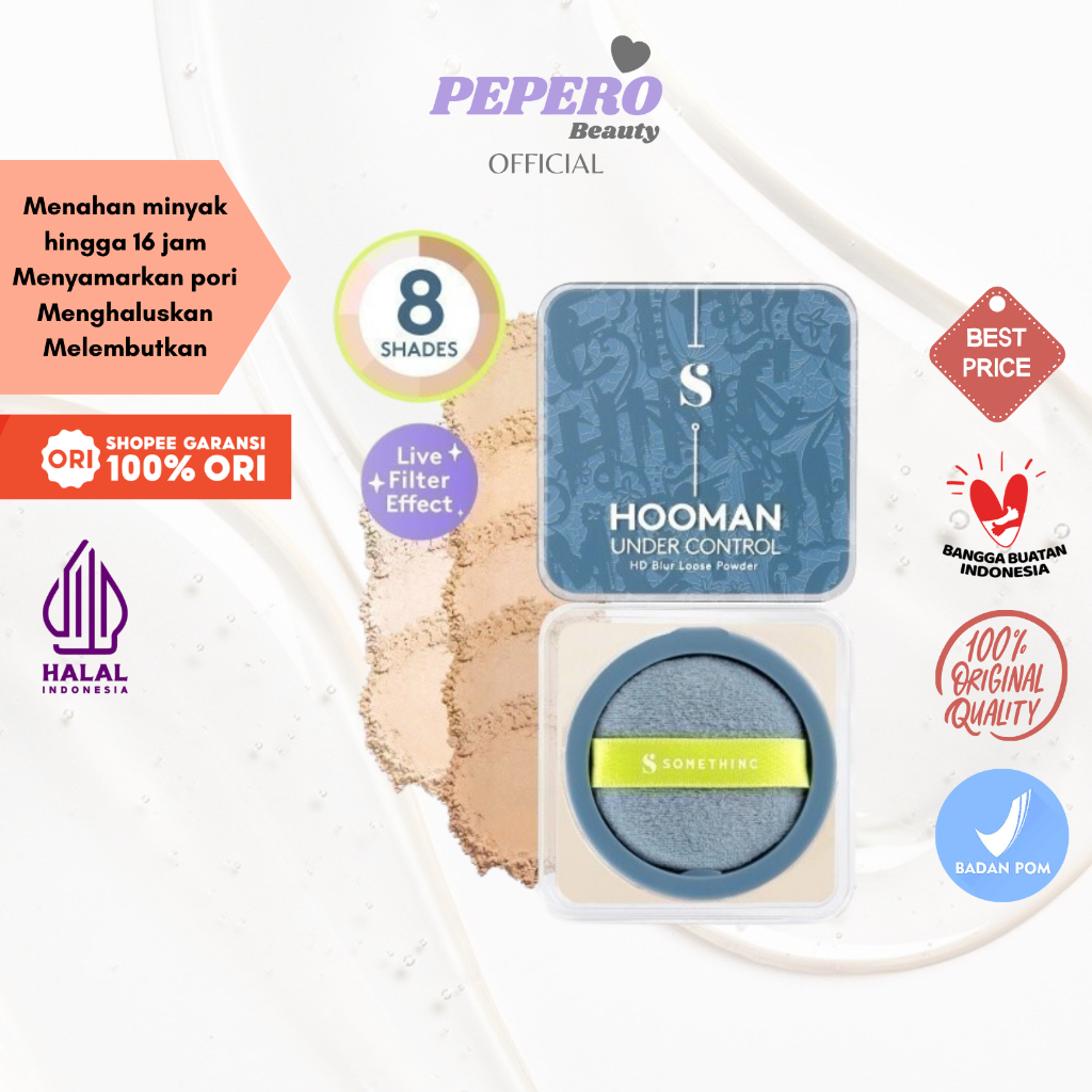 Jual SOMETHINC Hooman Under Control HD Blur Loose Powder - Bedak Tabur ...