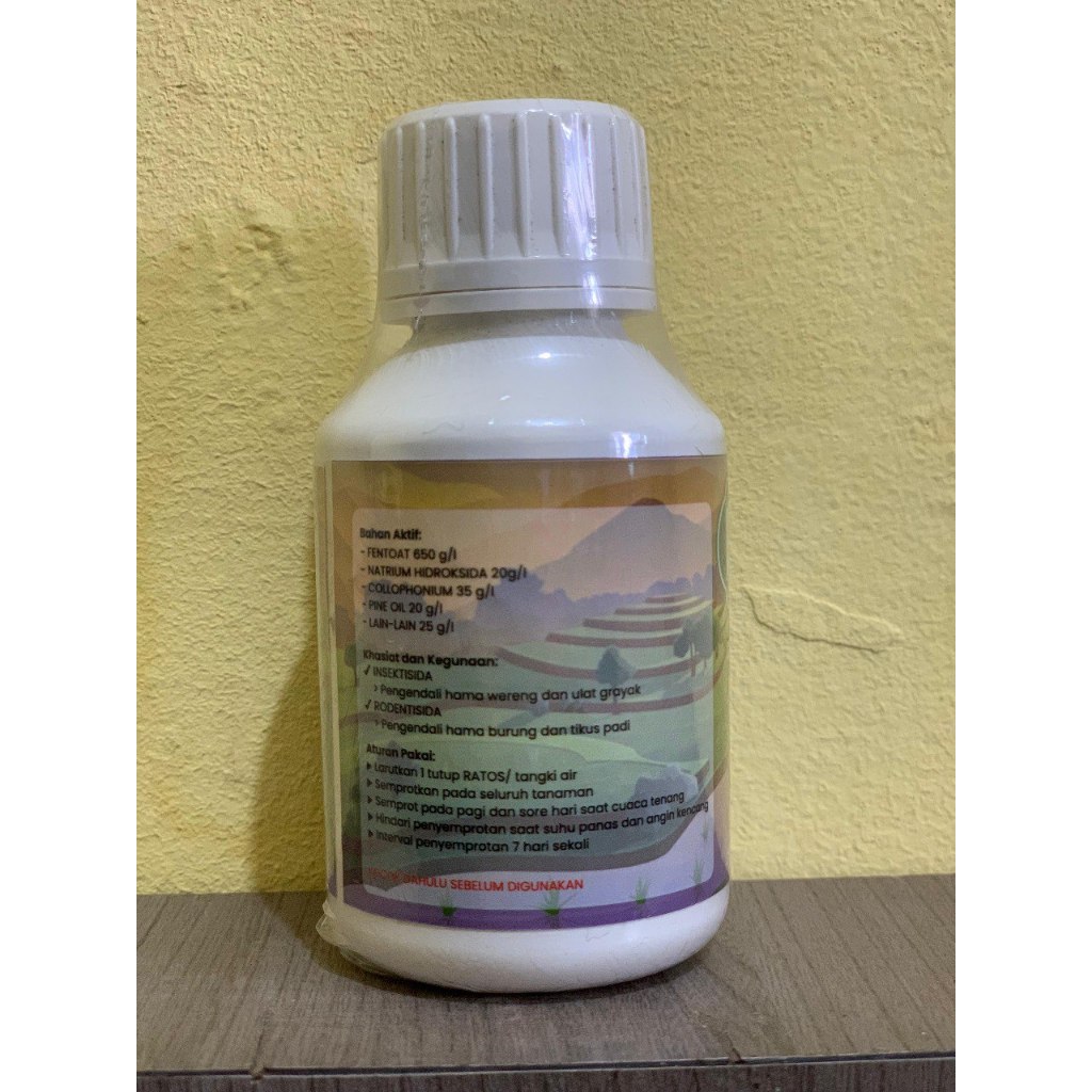 Jual Insektisida Rodentisida Sistemik Ratos 100ML Pembasmi Tikus Wereng ...