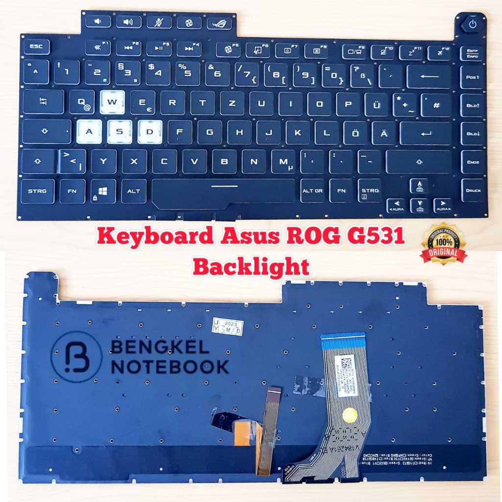 Jual Keyboard Asus ROG Strix G512 G512LV G512LW G512LI G531 G531GT ...
