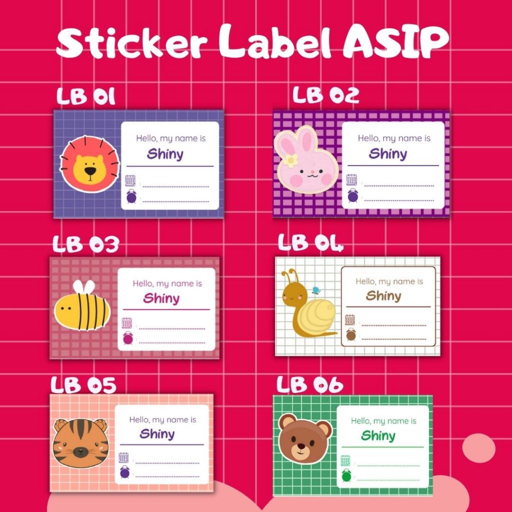 Jual 80 Pcs Sticker Label botol ASI / ASIP | Shopee Indonesia
