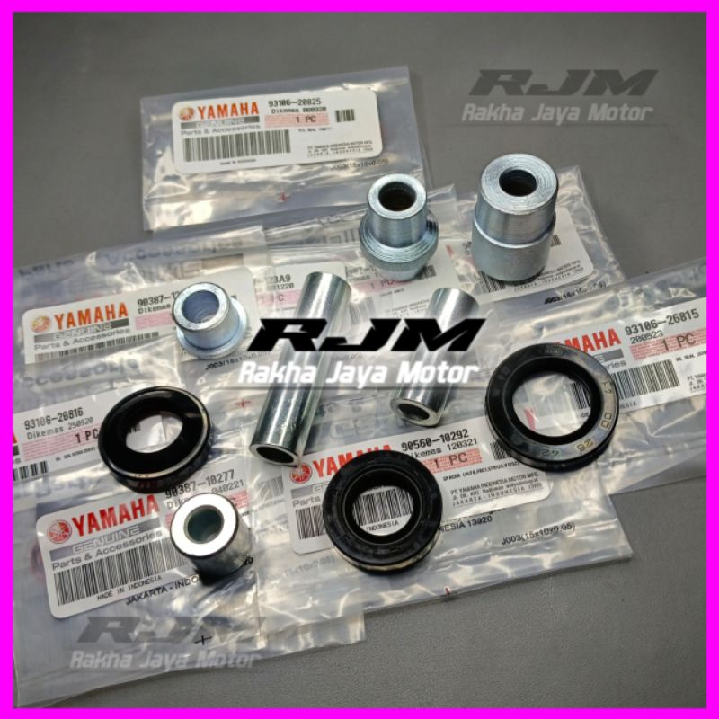 Jual BOSH SEAL RODA FULLSET JUPITER MX NEW 135 DEPAN BELAKANG KIRI KANAN TENGAH NAP GEAR/KARET ...