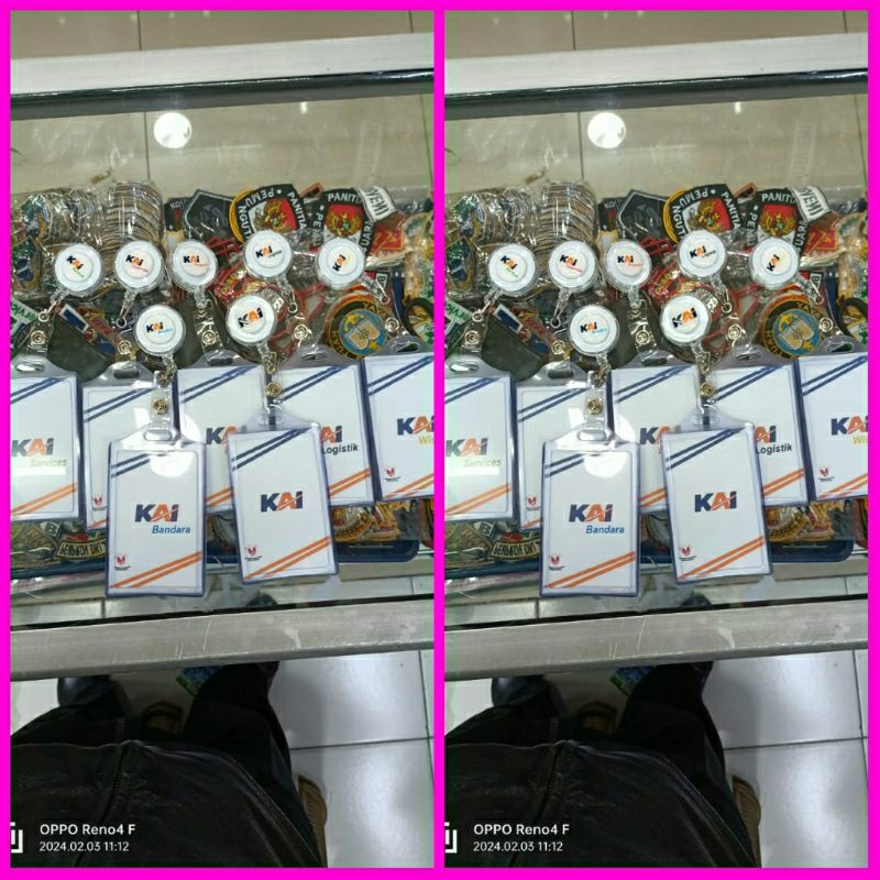 Jual GANTUNGAN ID CARD KAI /ID CARD HOLDER KAI SERVICE/COMMUTER WISATA ...