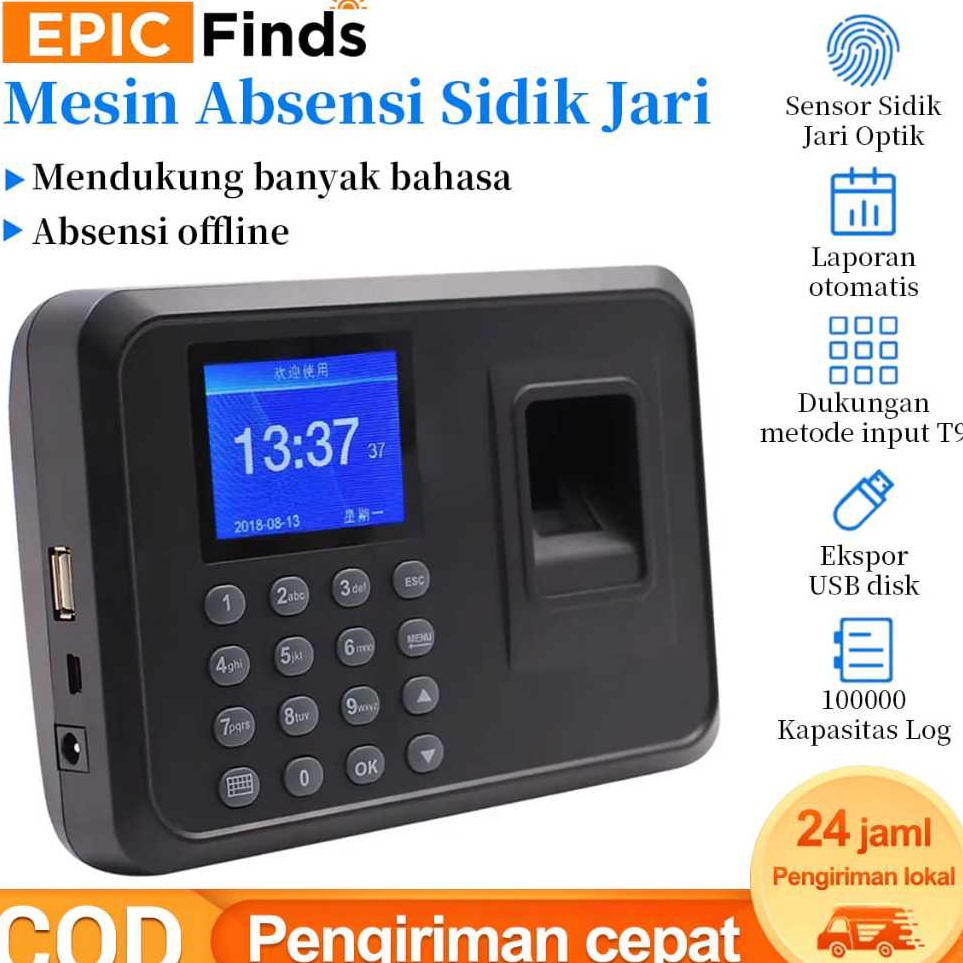 Jual KODE M53X Epic Finds Mesin Absensi Sidik Jari Mesin Absen Finger ...