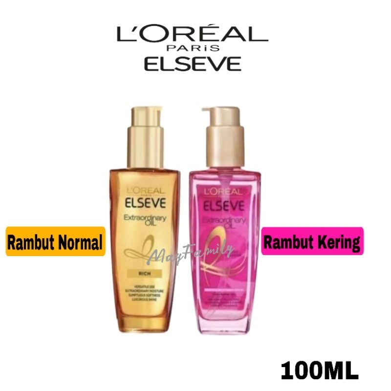Jual Loreal elseve vitamin rambut extraordinary oil serum 100ml ...
