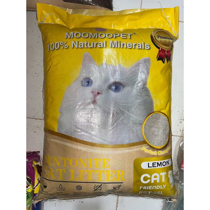 Jual PASIR KUCING MOOMOO BENTONITE 20kg | Shopee Indonesia