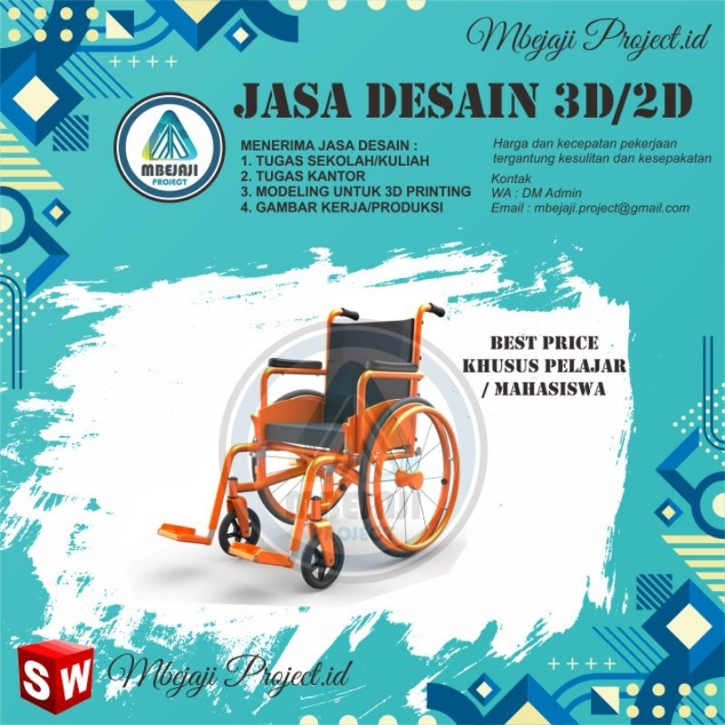Jual JASA DESAIN GAMBAR 3D/2D MODELING SOLIDWORK | Shopee Indonesia