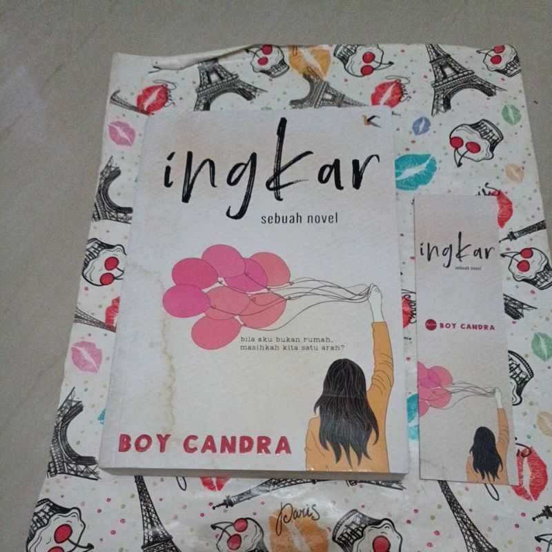 Jual Novel Boy Candra - Ingkar | Shopee Indonesia