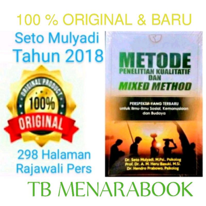 Jual METODE Penelitian Kualitatif Dan MIXED METHOD - Seto Mulyadi | Shopee Indonesia