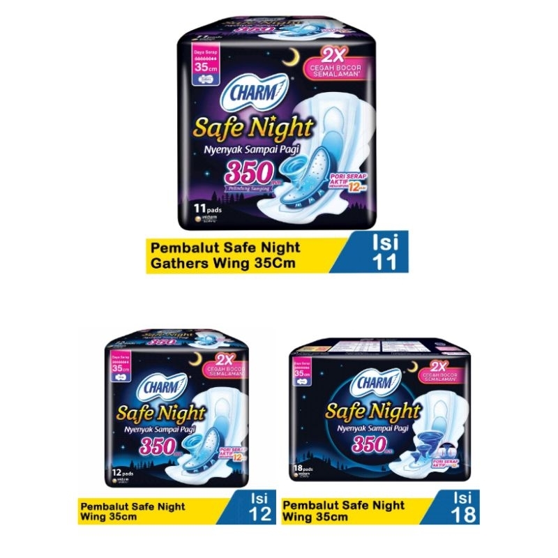 Jual CHARM Safe Night Wing 35cm 11's//12's//18's | Shopee Indonesia