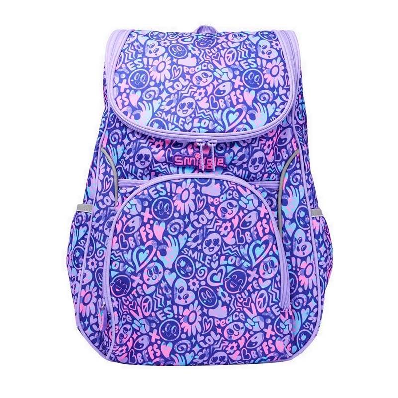 Jual Smiggle Vivid Access Reflect Backpack Lilac | Shopee Indonesia
