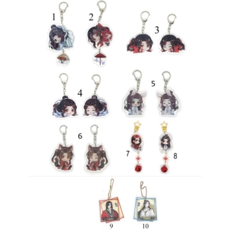 Jual Gantungan kunci akrilik/Acrylic Keychain 2 sisi TGCF Xie Lian Hua ...