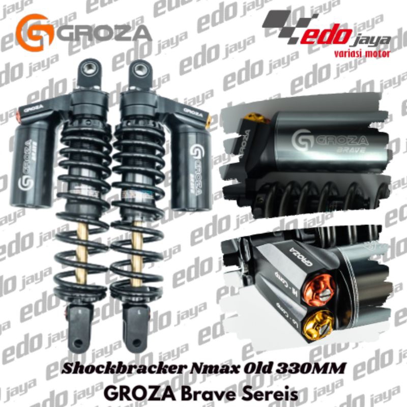Jual Groza Brave Series - Shock breaker Sok Belakang Nmax Old 330MM ...