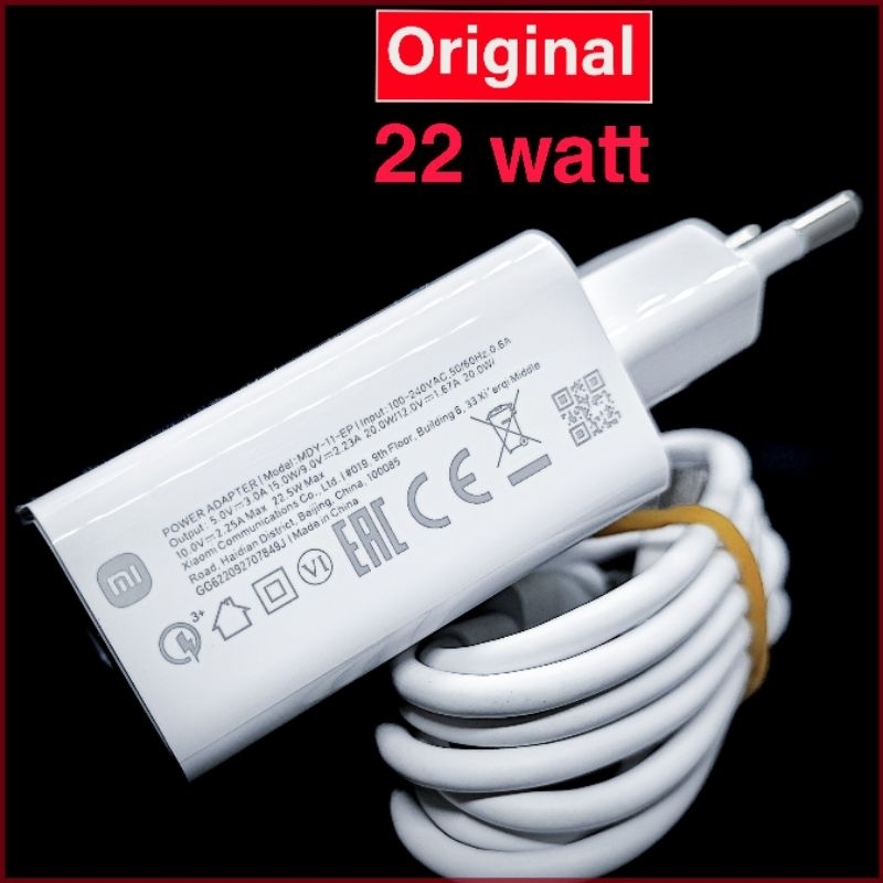 Jual CHARGER XIAOMI TYPE C FAST CHARGING REDMI 9T NOTE 9 POCO M3 PRO ...
