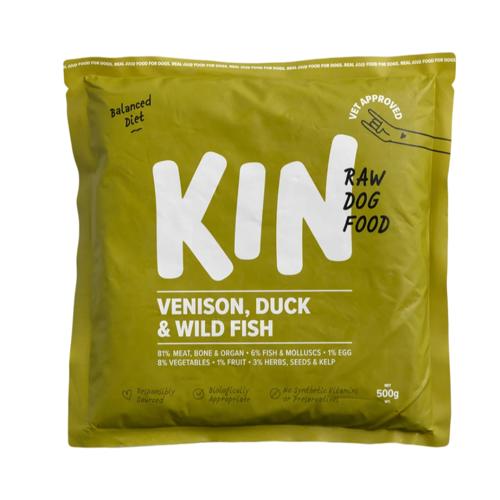 Jual KIN Dog Food - Venison Duck & Wild Fish 500g | Shopee Indonesia