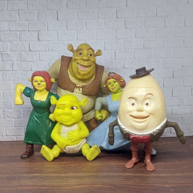 Jual Set 5pcs Figure Keluarga Shrek, Princess Fiona, Putri Fiona, Bayi ...