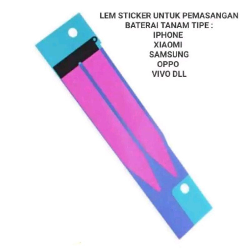 Jual Lem Sticker Adhesive Baterai Batre Battery Tanam For tipe IP ...