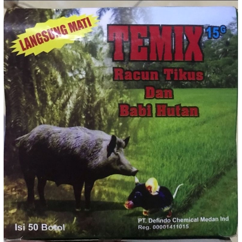 Jual TEMIX RACUN TIKUS DAN BABI 1BOX ISI 50 BOTOL | Shopee Indonesia