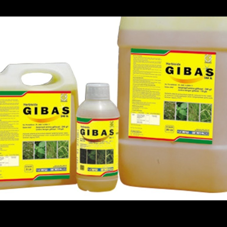 Jual Gibas 240SL glifosat 5 Ltr herbisida sistemik racun rumput gulma ...