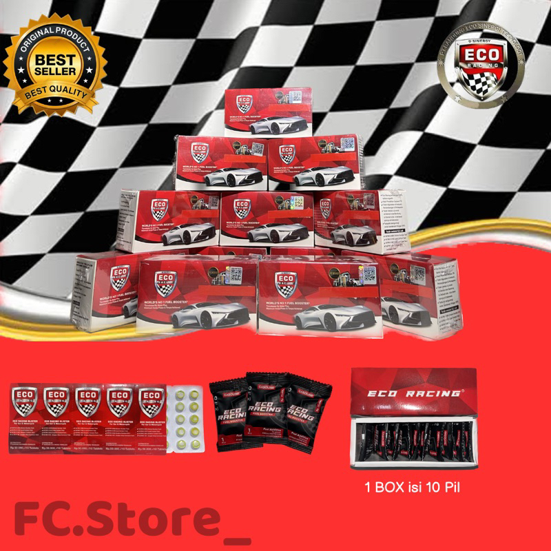 Jual ECO RACING PENGHEMAT BAHAN BAKAR MOBIL/MOTOR | 1 BOX ISI 10 SACHET ...