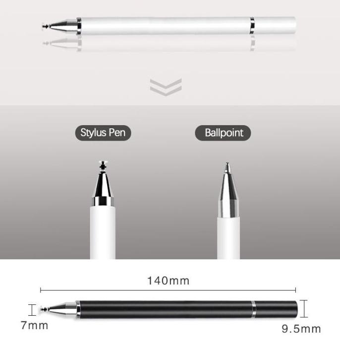 Jual Stylus Pen 2in1 Ball Point Universal Stylus Pencil For Ipad ...