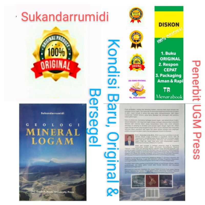 Jual Geologi Mineral Logam - Sukandarrumidi , UGM Press | Shopee Indonesia