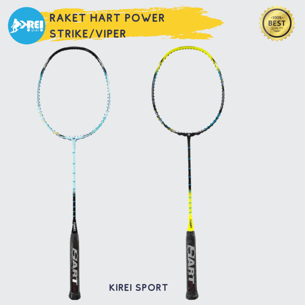 Jual Raket Badminton Hart Viper Strike 55/Hart Power Strike 66/Hart ...