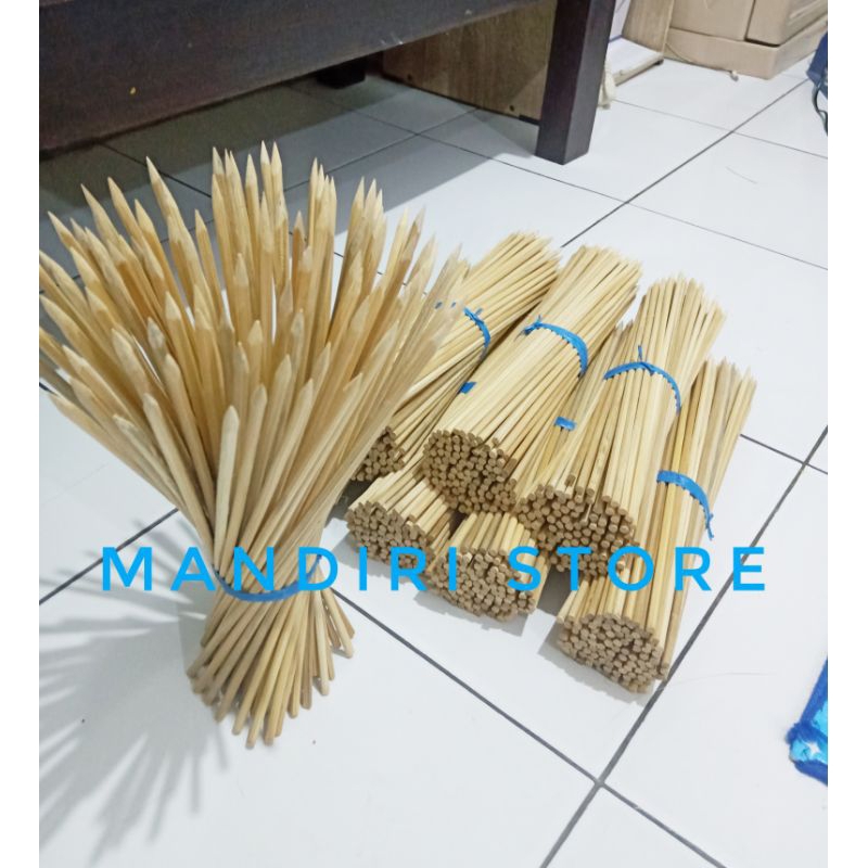 Jual Tusuk Sate Besar Dakoci Papeda Tanghulu Dakkochi 30Cm 5 Mili Bulat ...