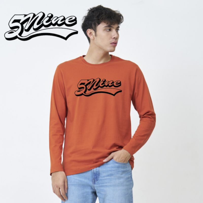Jual kaos lengan panjang teracotta merah oren bata motif distro cx59 ...