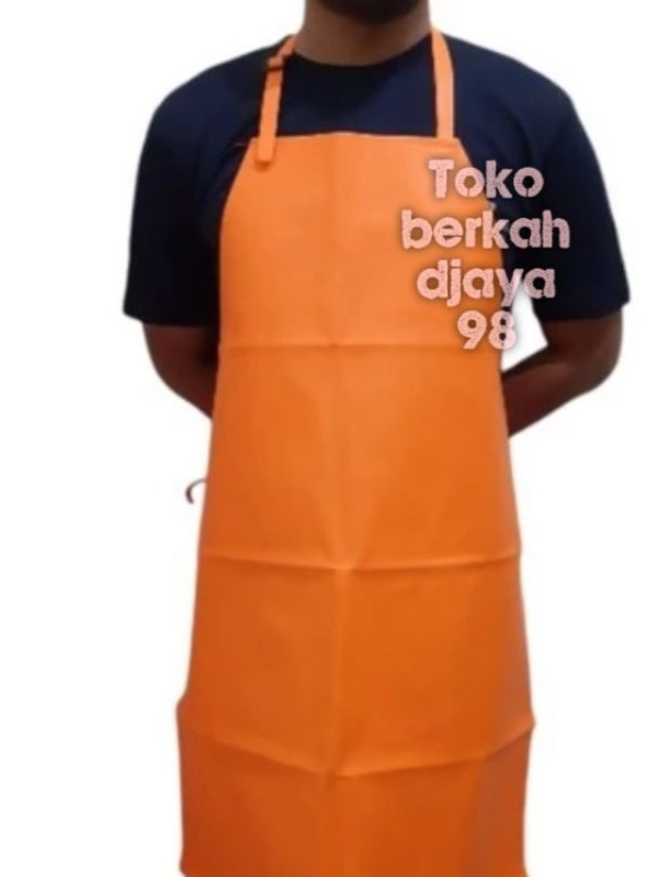 Jual APRON CELEMEK PVC WATERPROOF READY BANYAK WARNA UKURAN 110CM ...