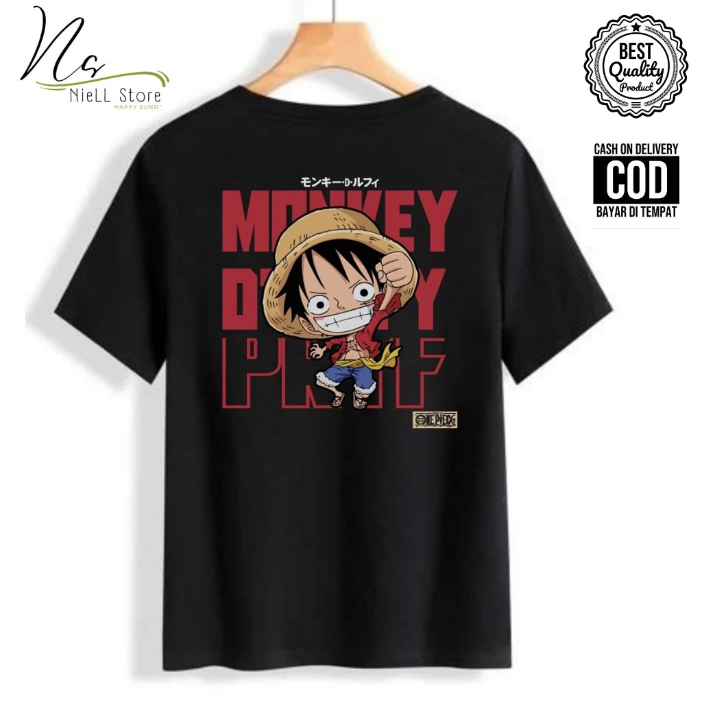 Jual Kaos Baju Tshirt Pria Wanita One Piece Luffy Baju Distro Basic ... Jual Kaos Baju Tshirt Pria Wanita One Piece Luffy Baju Distro Basic ...