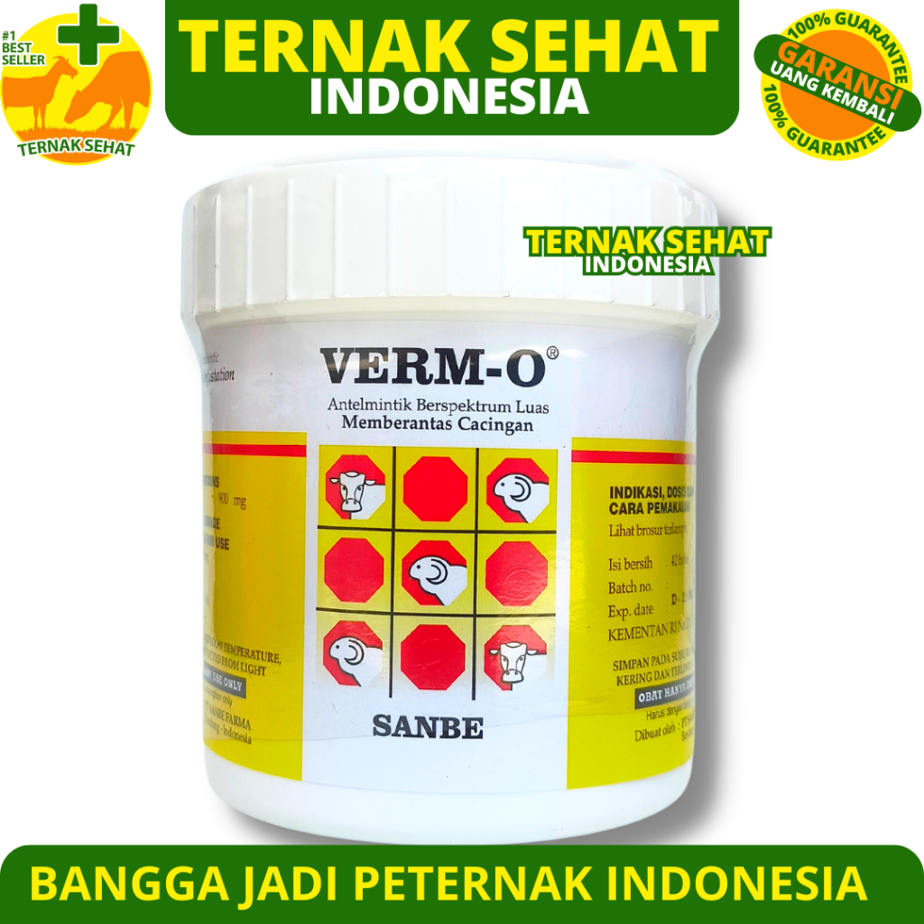 Jual VERM O BOLUS 42 BOLUS (1 TOPLES) - Obat Cacing Sapi Kuda Paling ...